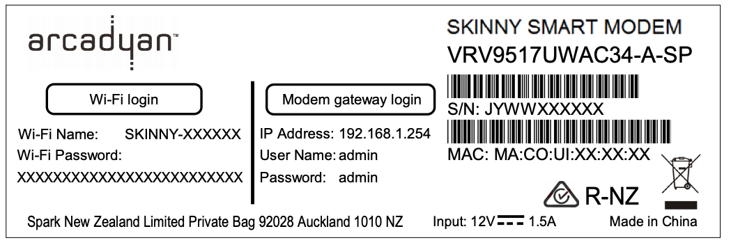 Skinny Unlimited Broadband
