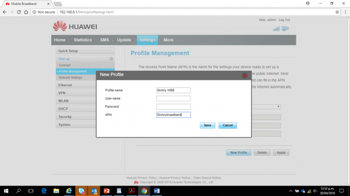 Adding Skinny APN to your modem | Step by Step Guide | Skinny NZ