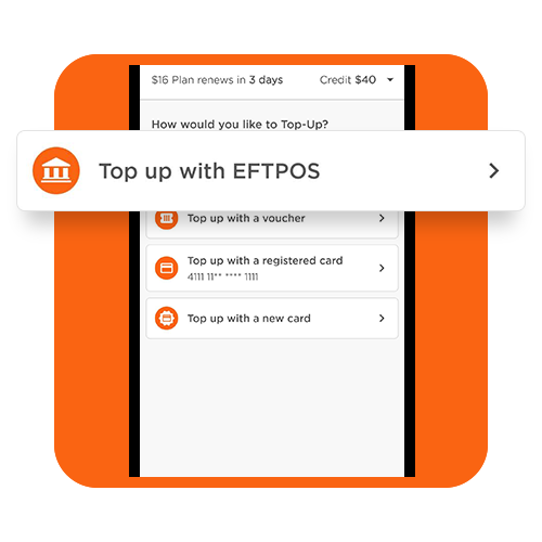 Topping Up with Online EFTPOS | Skinny NZ